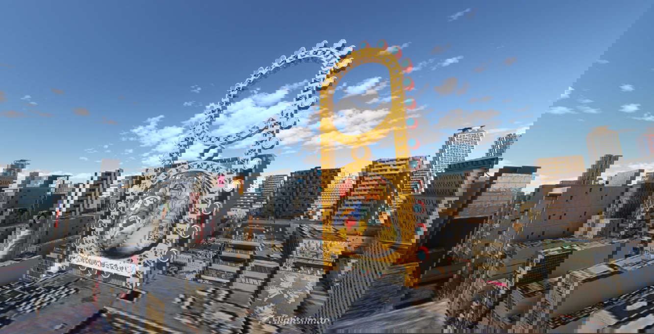 SamScene3D - Osaka City Wow for Microsoft Flight Simulator | MSFS