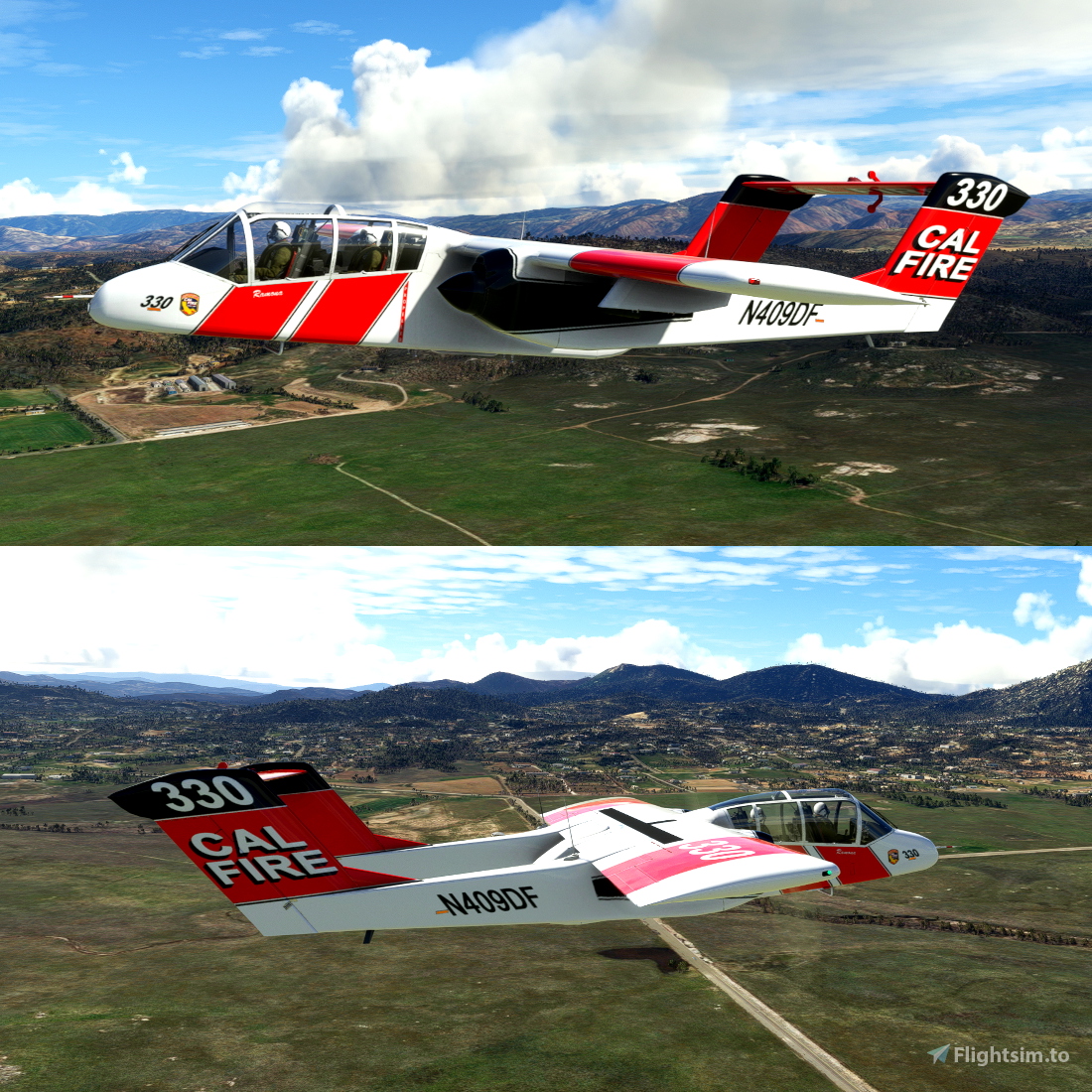 OV-10 Bronco Cal Fire pro Microsoft Flight Simulator | MSFS
