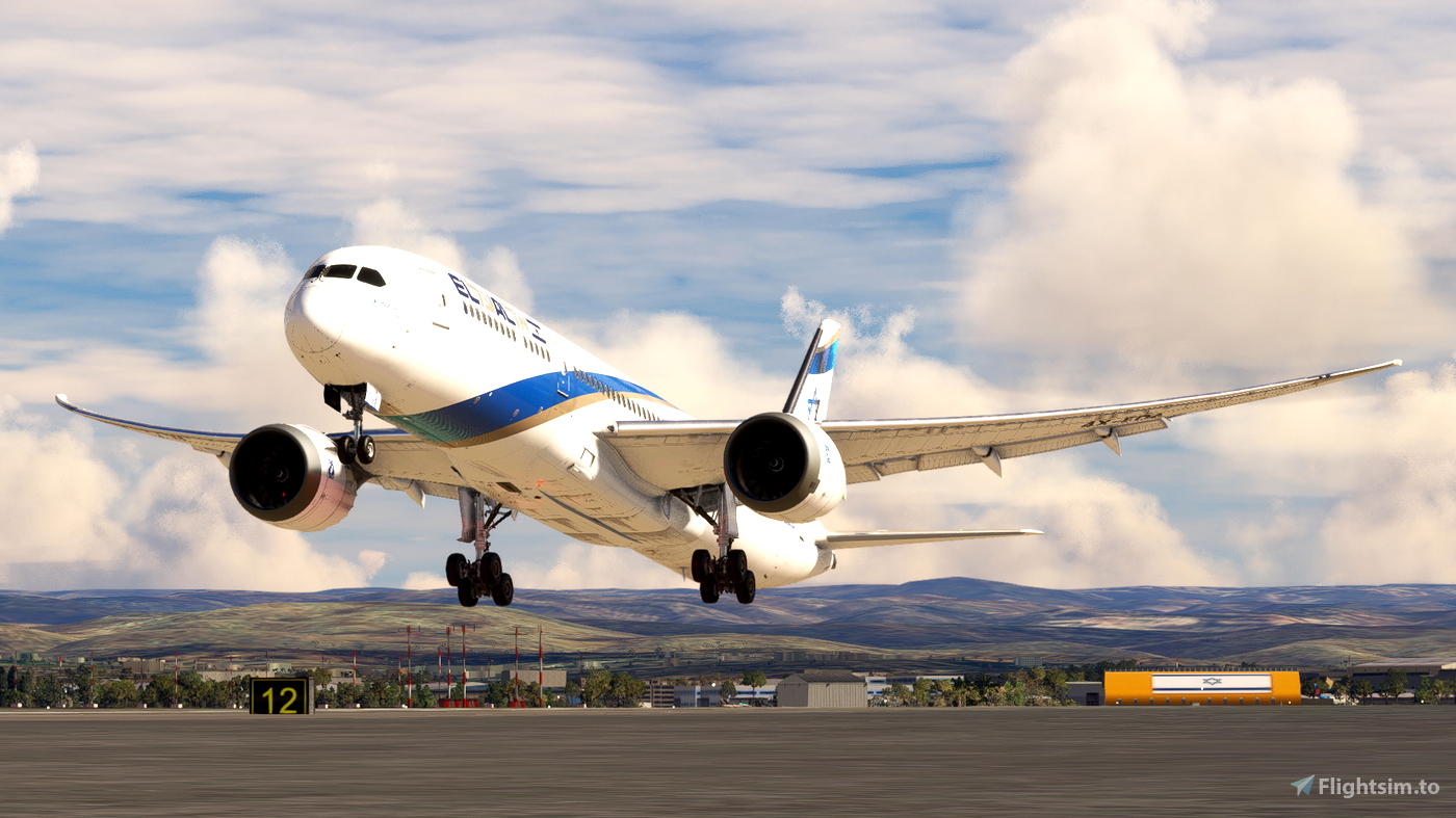 [PACK] HorizonSim Boeing 787-9 EL AL 4X-EDA, 4X-EDC & 4X-EDI Dirty 8K ...