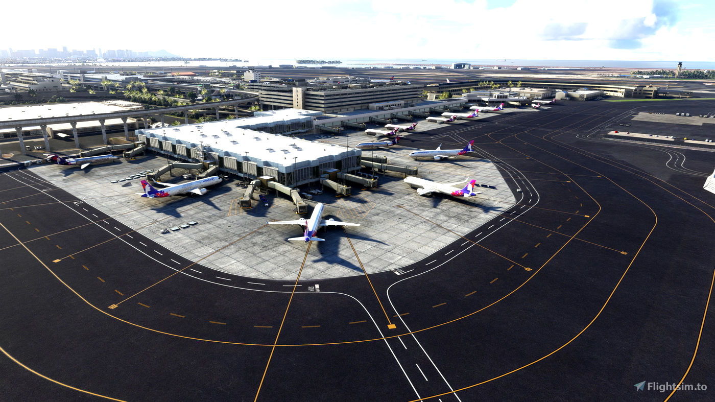 PHNL FSLTL Static Aircraft for Microsoft Flight Simulator | MSFS