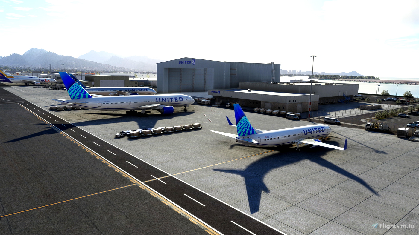 PHNL FSLTL Static Aircraft for Microsoft Flight Simulator | MSFS