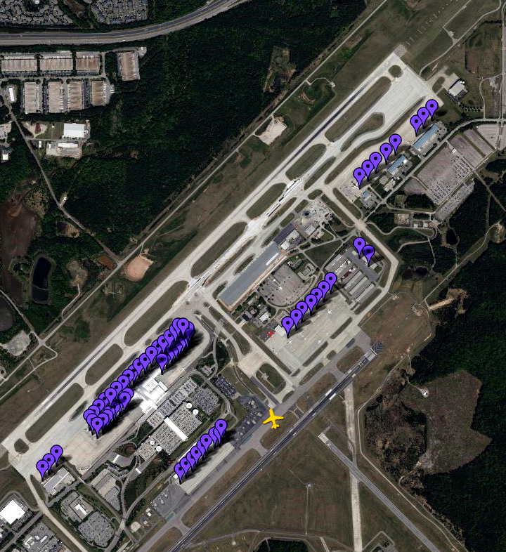 PILOT2ATC - KRDU Raleigh-Durham, NC USA, taxiways & gates for Microsoft ...
