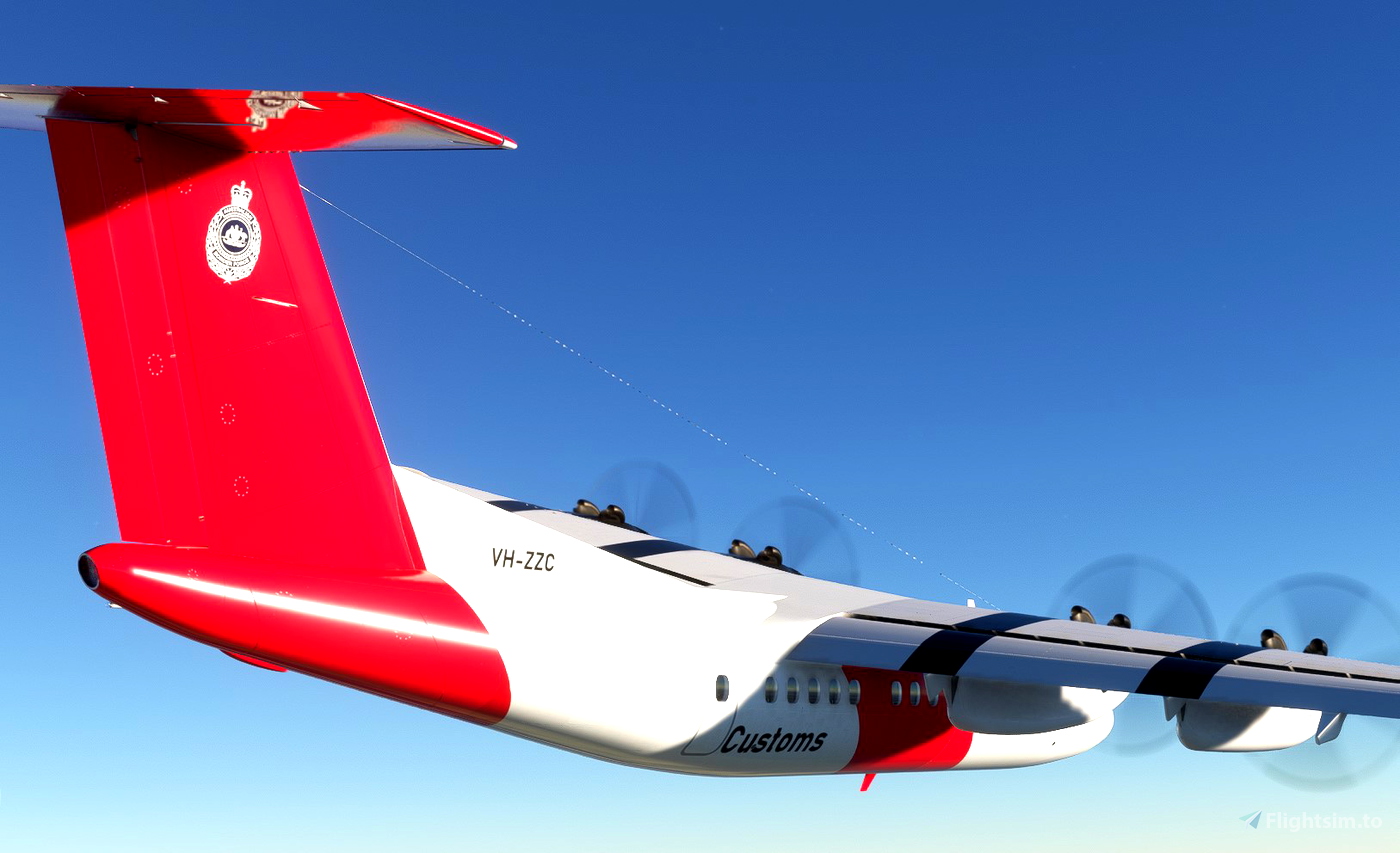 Pilot's DHC-7 Australian Customs and Border Protection for Microsoft ...