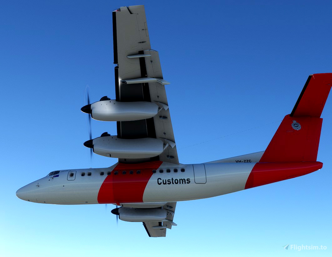 Pilot's DHC-7 Australian Customs and Border Protection for Microsoft ...