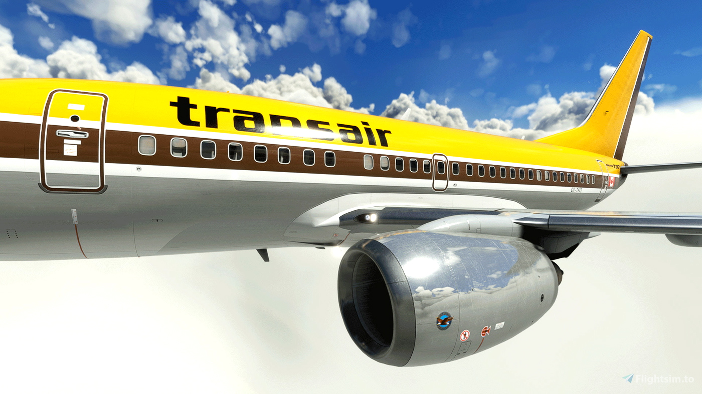 PMDG 737-600 Transair Canada - Fort York (CF-TAO) for Microsoft Flight ...