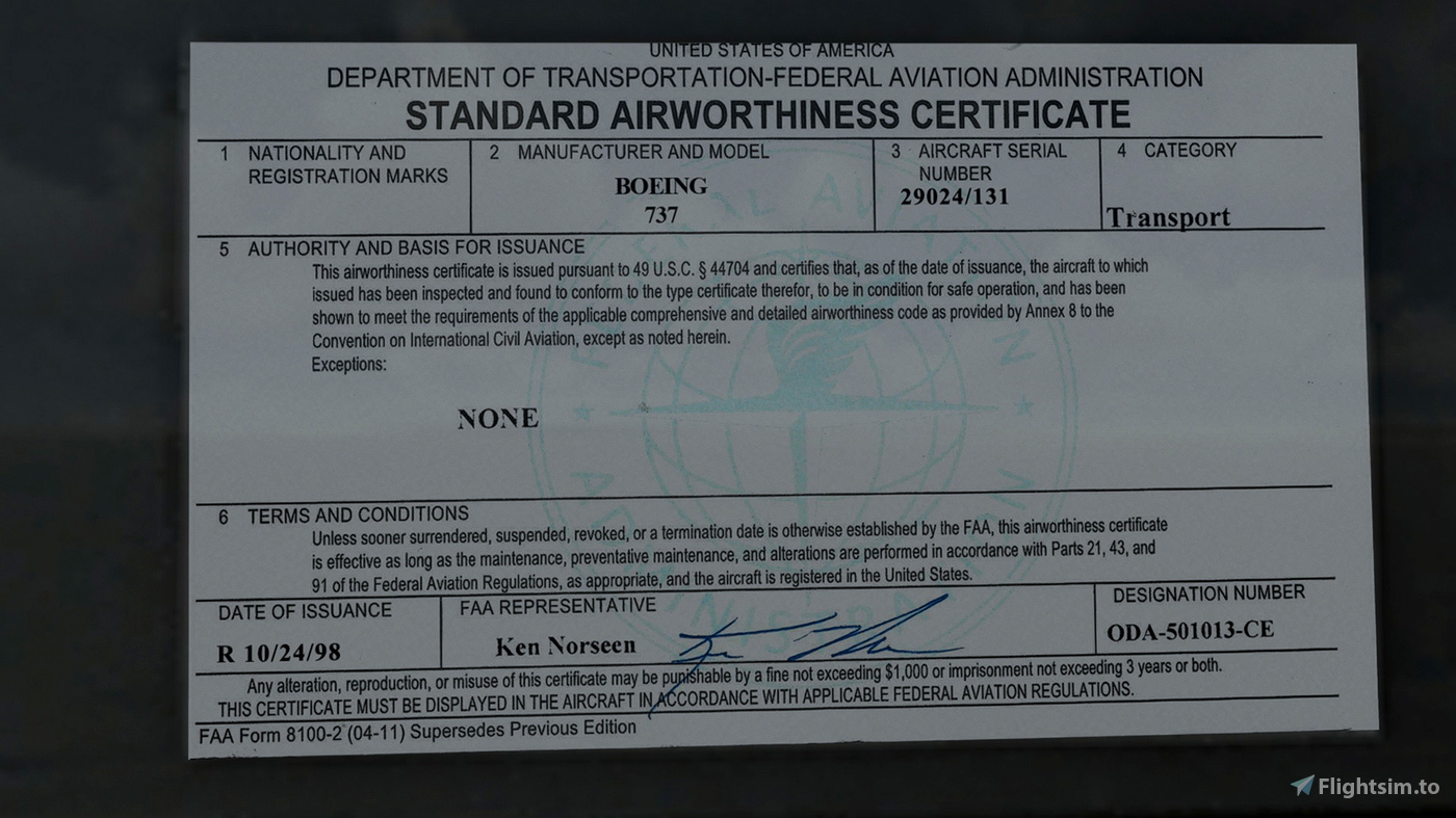 PMDG 737-700 BBJ Crescent Heights (N480CH) for Microsoft Flight ...