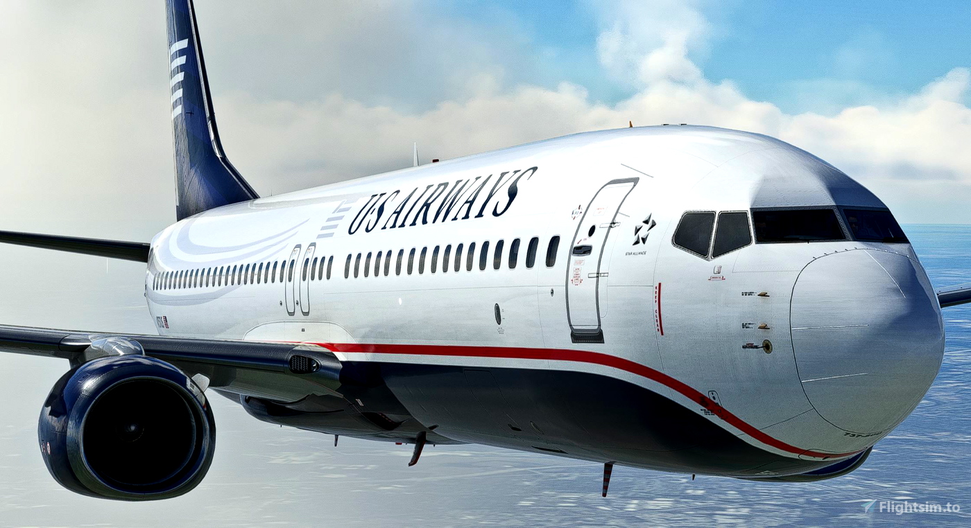 PMDG 737-800 - US Air (N757US - Fictional) Livery Pack for Microsoft ...