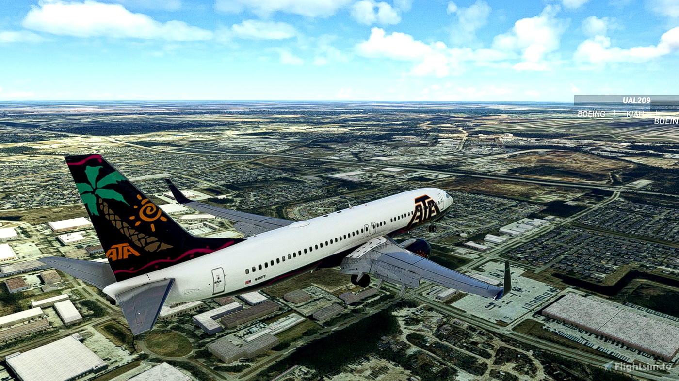 PMDG 737-800 ATA Airlines (Palm Tree Livery) N320TZ for Microsoft ...