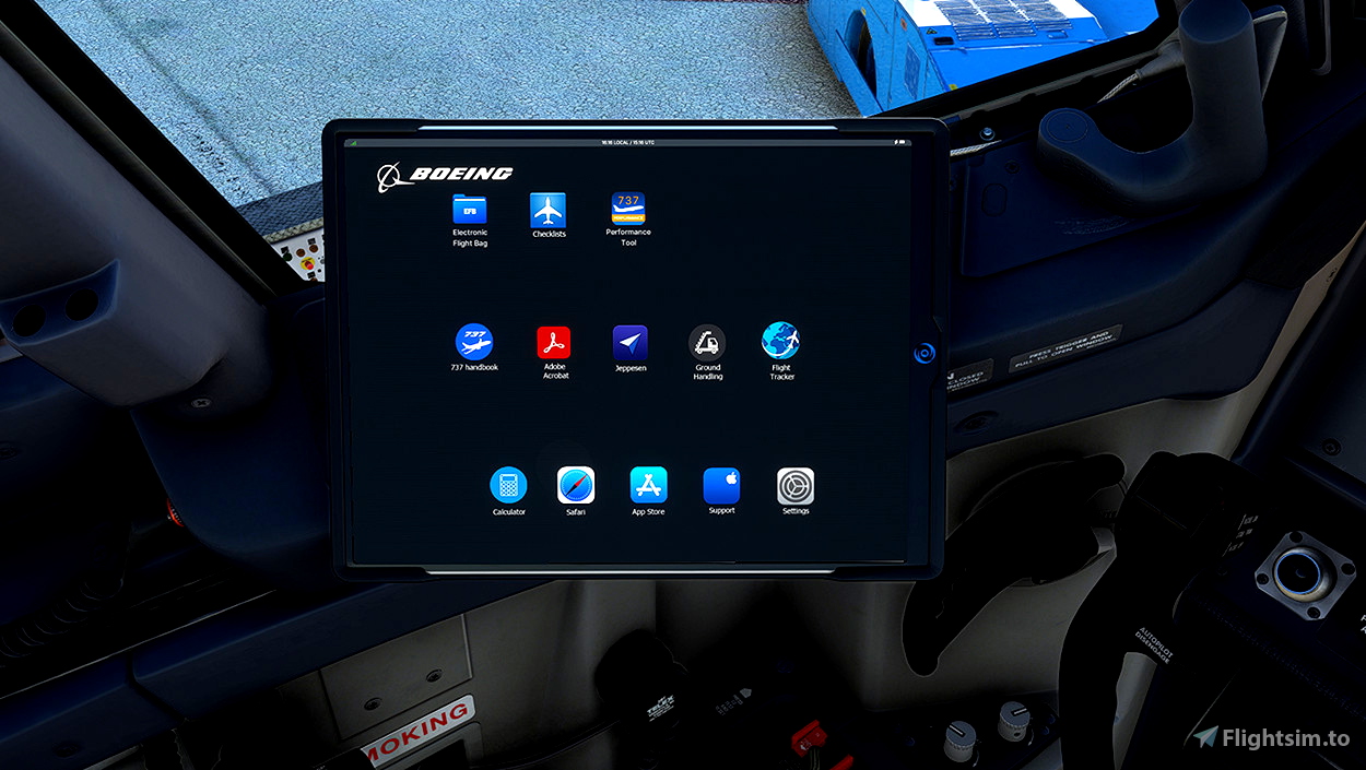 PMDG 737-800 EFB/UFT custom Boeing/IPAD wallpaper and app icons a ...