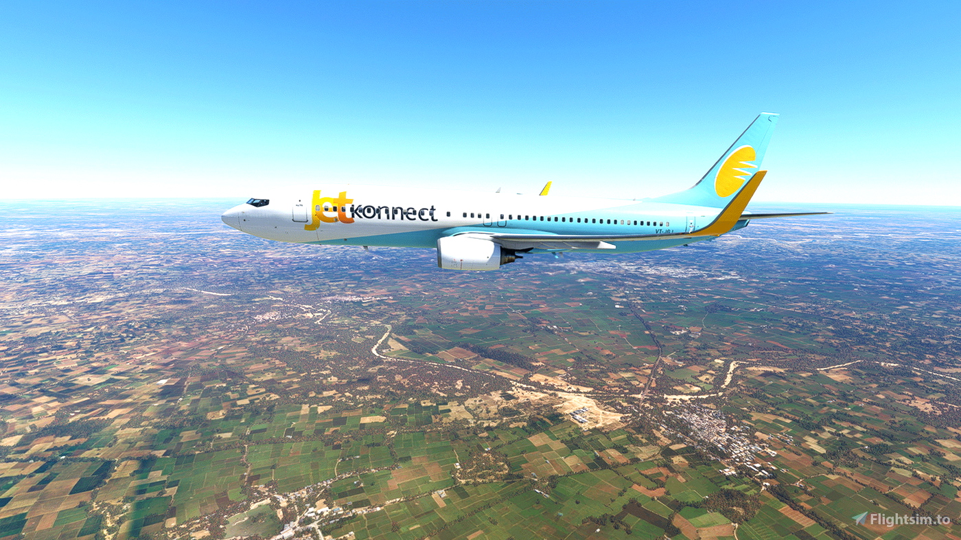 PMDG 737-800 JetKonnect (VT-JGJ) for Microsoft Flight Simulator | MSFS