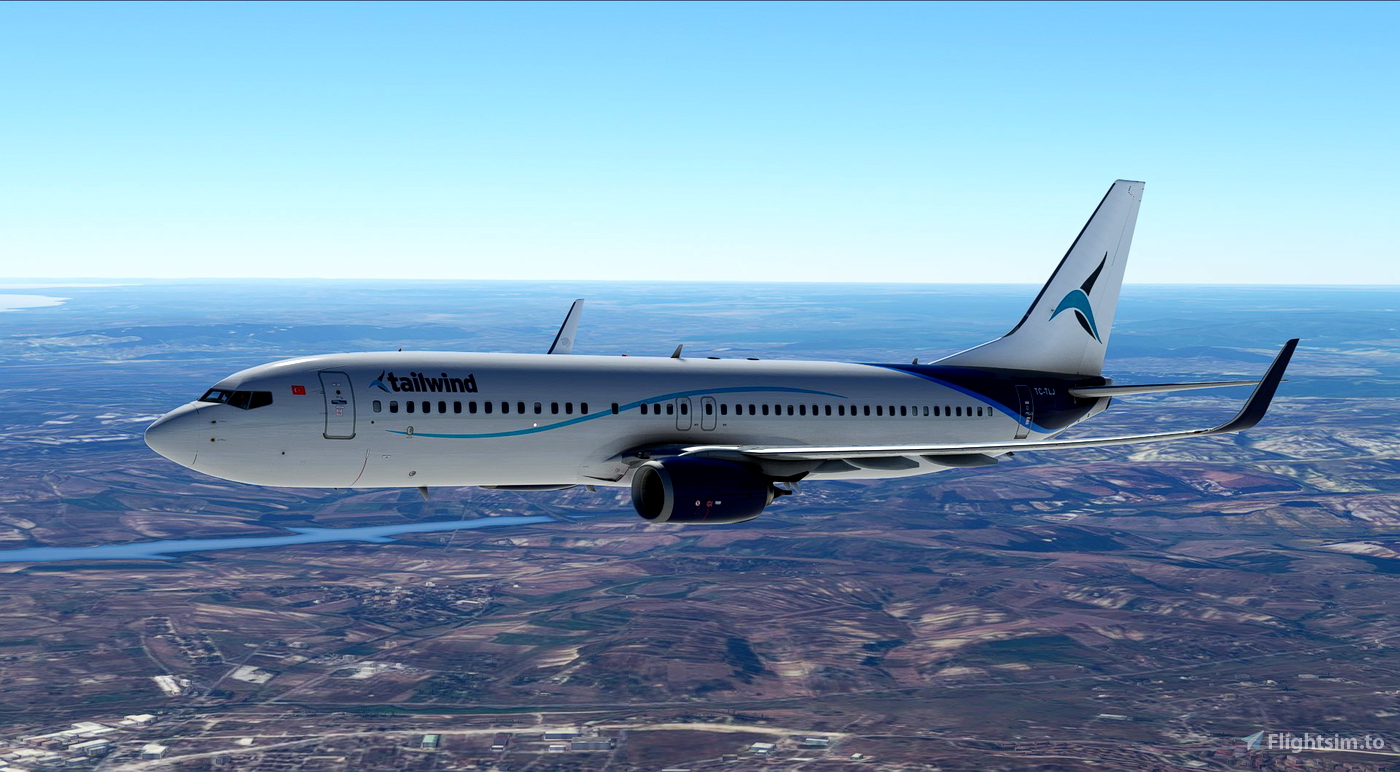 PMDG 737-800 Tailwind Airlines TC-TLJ (Aero Mexico mixed livery) per ...