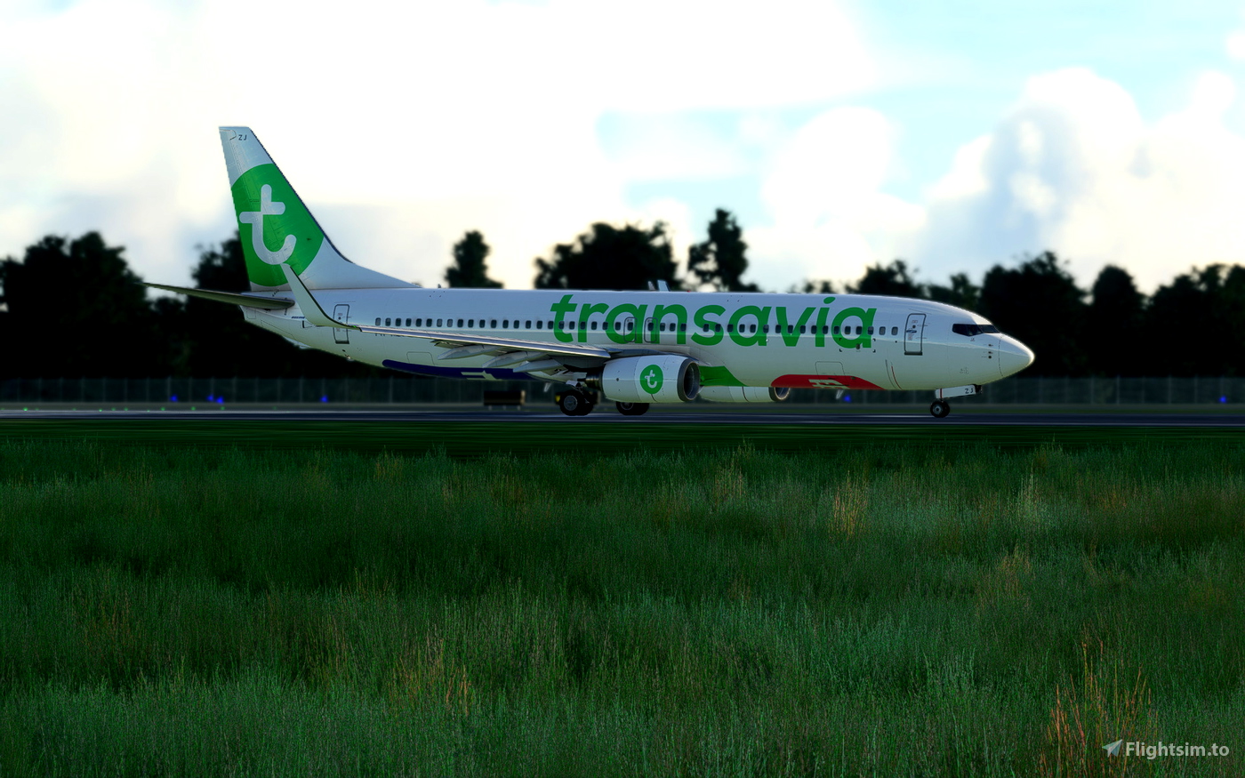 PMDG B737-800 Transavia PH-HZJ + Interior for Microsoft Flight ...