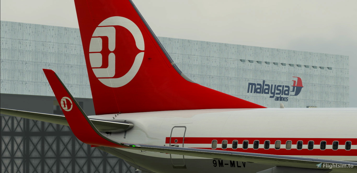 PMDG Boeing 737-800 Malaysia Airlines (9M-MLV | 2023 | Retro) for Microsoft Flight Simulator | MSFS