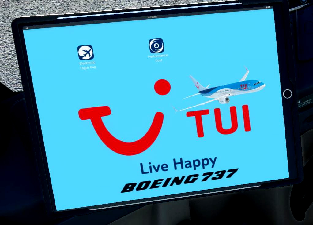 PMDG EFB TUI wallpaper Boeing 737-600/700/800 för Microsoft Flight ...