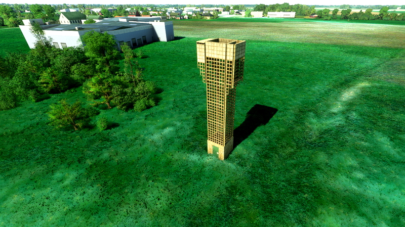 Pyramid of Austerlitz plus Air Surveillance Towers for Microsoft Flight ...