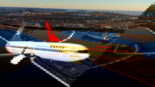 Qantas 737-838 VH-VXQ Retro Roo II for Microsoft Flight Simulator | MSFS