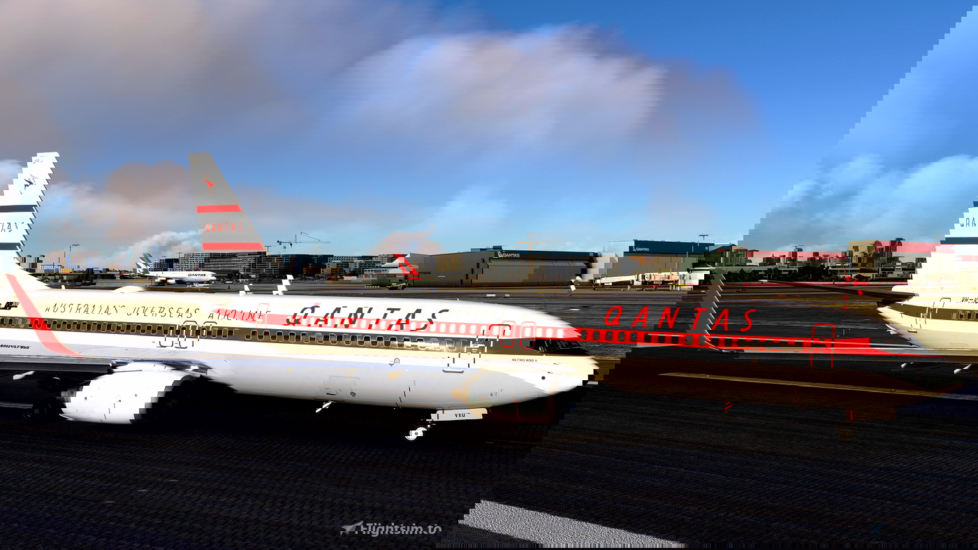 Qantas 737-838 VH-VXQ Retro Roo II for Microsoft Flight Simulator | MSFS