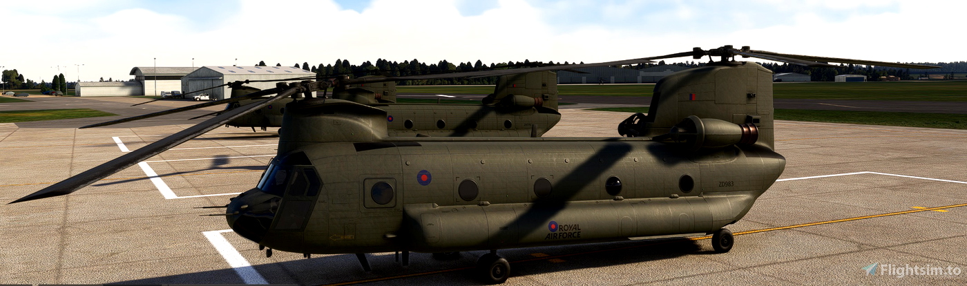 RAF - 18 Squadron Tails -Miltech Chinook のために Microsoft Flight ...