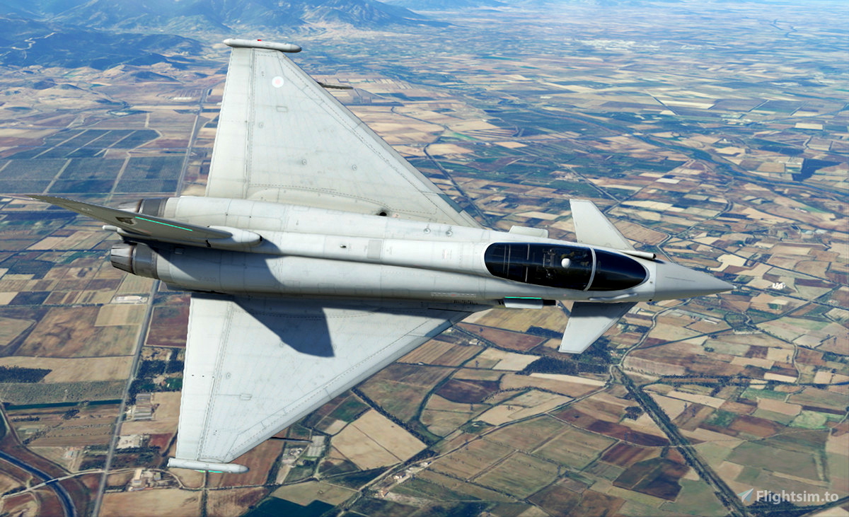 RAF Typhoon Livery pack 1 pro Microsoft Flight Simulator | MSFS