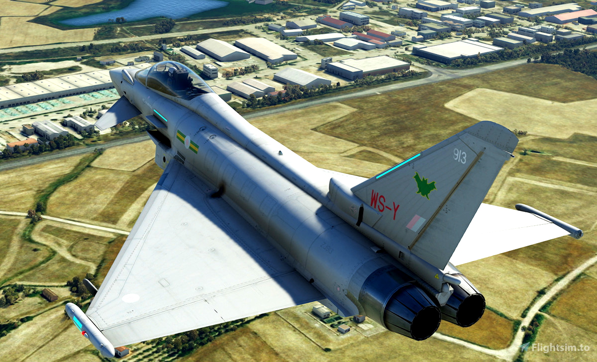 RAF Typhoon Livery pack 1 pro Microsoft Flight Simulator | MSFS