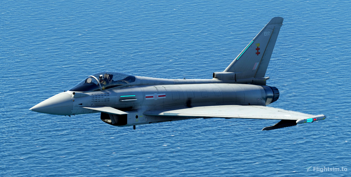 RAF Typhoon Livery pack 1 pro Microsoft Flight Simulator | MSFS