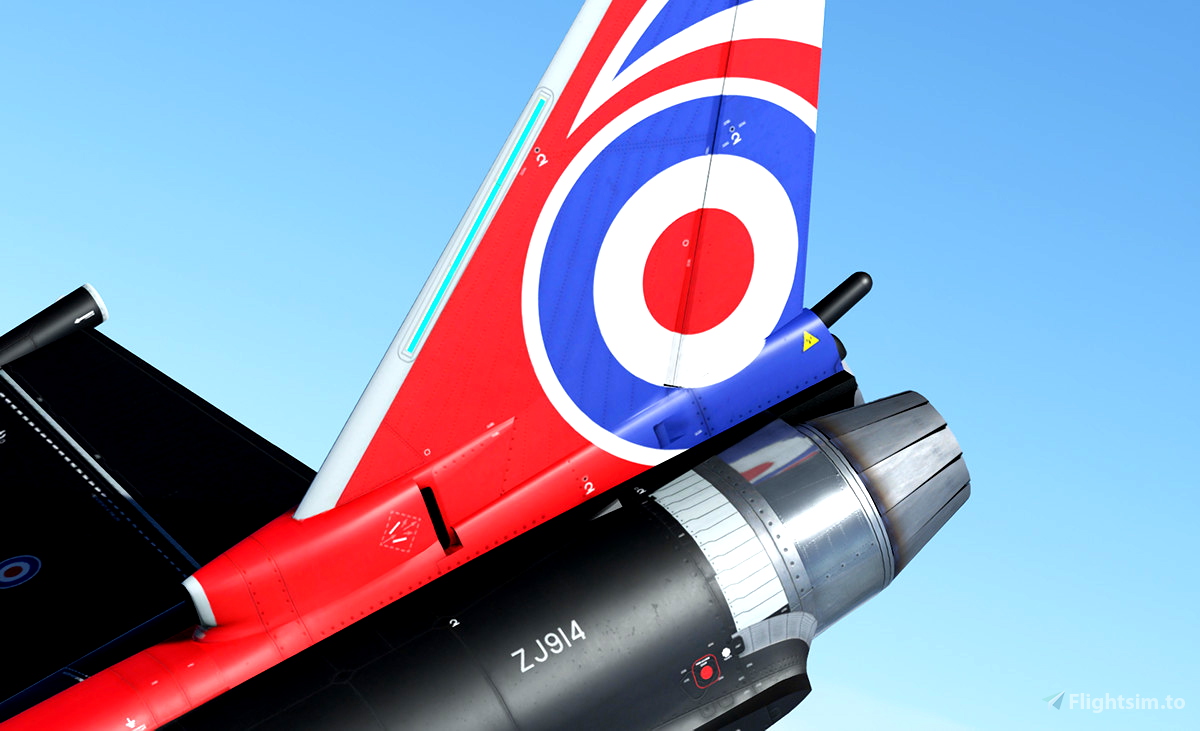 RAF Typhoon Livery pack 2 - Special Colors pro Microsoft Flight ...