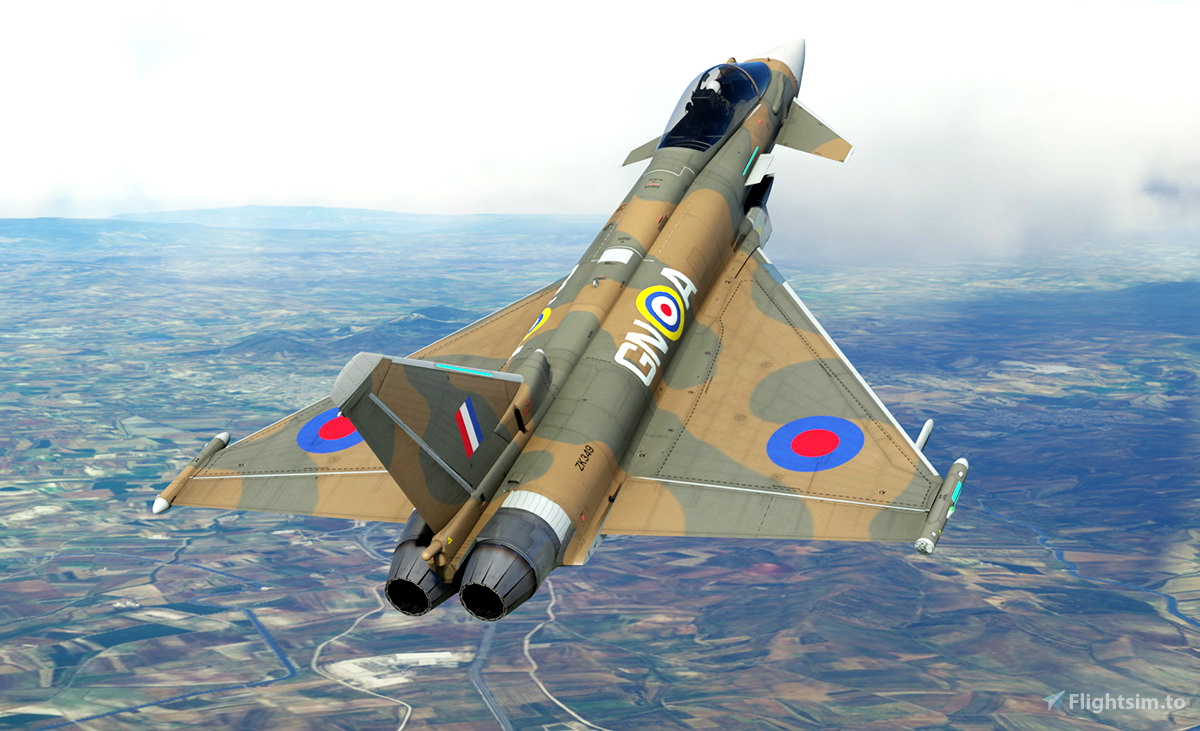 RAF Typhoon Livery pack 2 - Special Colors pro Microsoft Flight ...