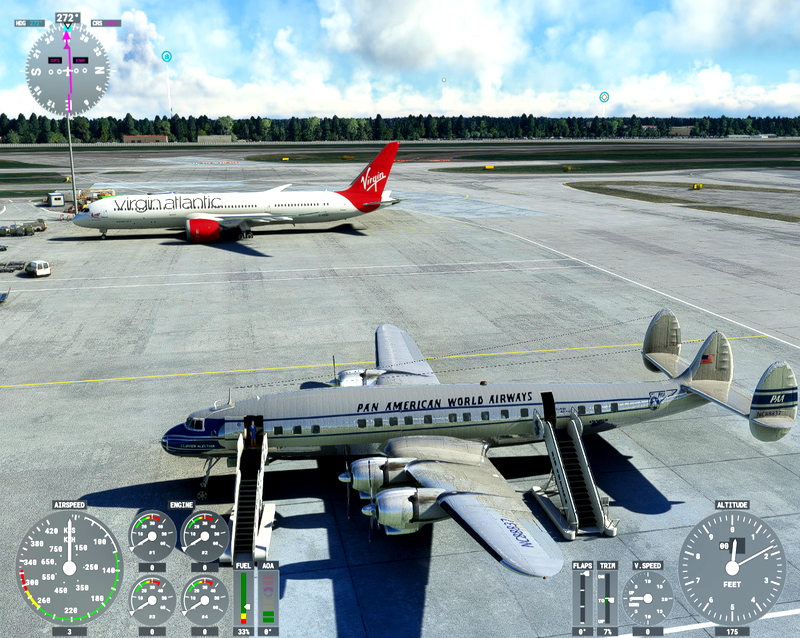 Redwing L1049 Clipper Aleutian met ronde neus for Microsoft Flight ...