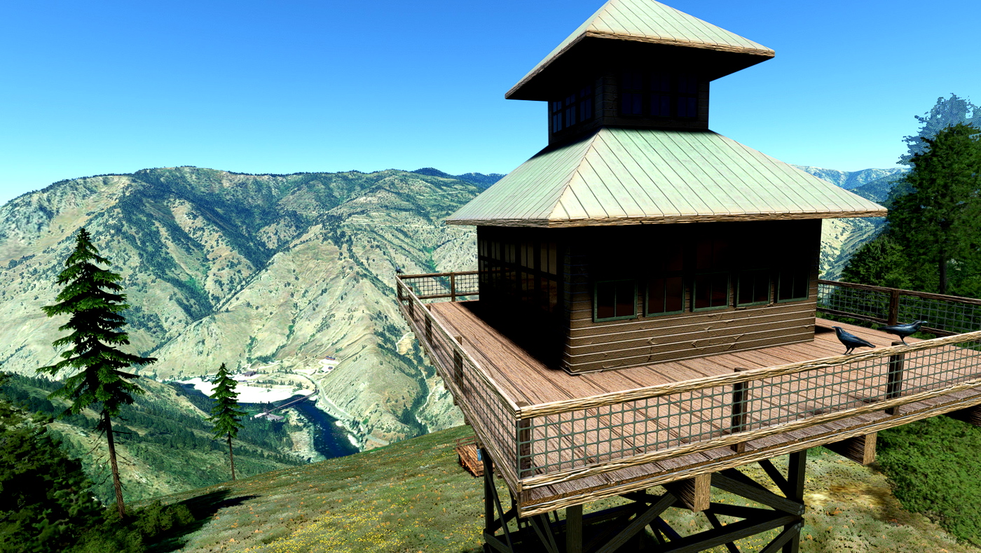 Riggins Idaho Lookout 68ID 对于 Microsoft Flight Simulator | MSFS