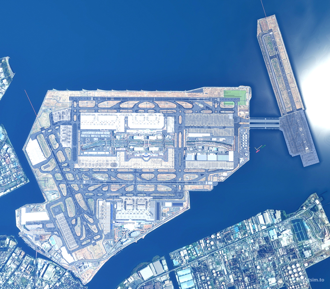 RJTT Tokyo International Airport, revised based on the New Aerodrome ...