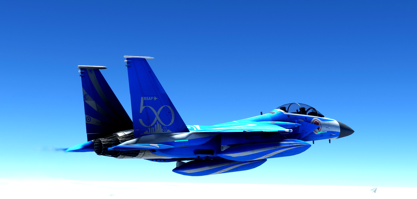 RSAF 50th Annivesary F15SG for Microsoft Flight Simulator | MSFS