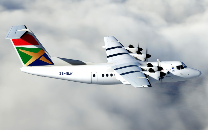 SA Express De Havilland Canada Dash-7 ZS-NLW Final Livery for Microsoft ...