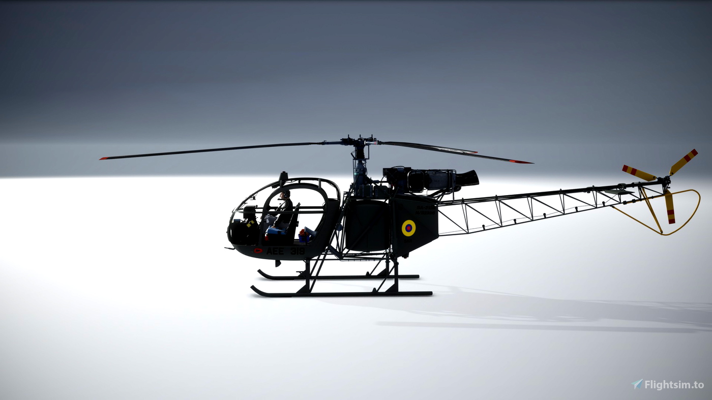 SA315B Lama Aviación del Ejército del Ecuador for Microsoft Flight ...