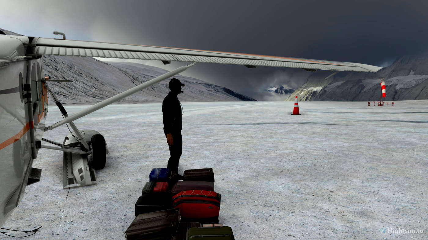 Schweiz Gletscherflugpiste Petersgrat (LSPB) for Microsoft Flight ...