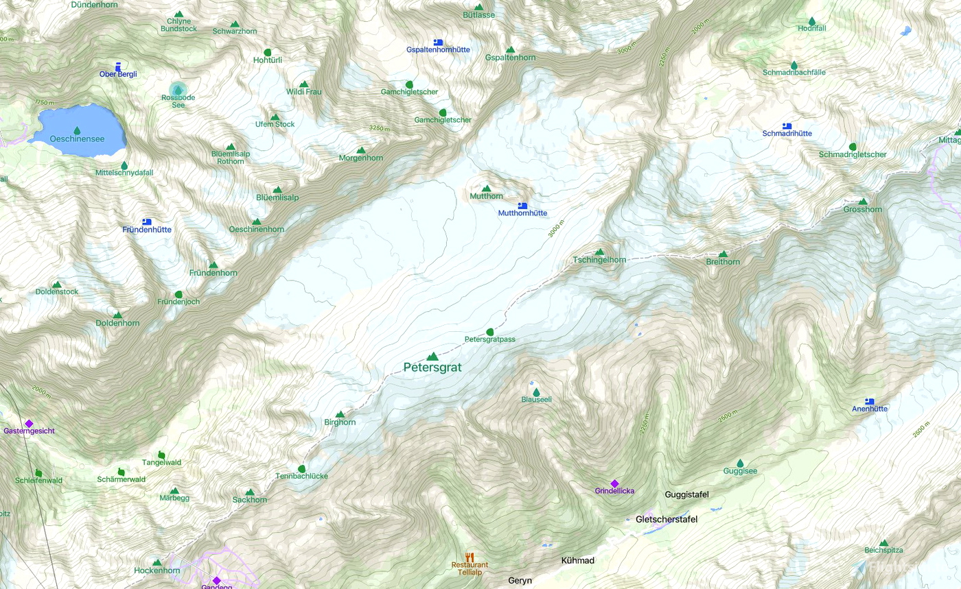 Schweiz Gletscherflugpiste Petersgrat (LSPB) for Microsoft Flight ...