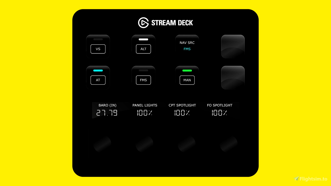 Flight Panels - SF50 Cirrus Vision Jet G2 Stream Deck + Autopilot Panel ...