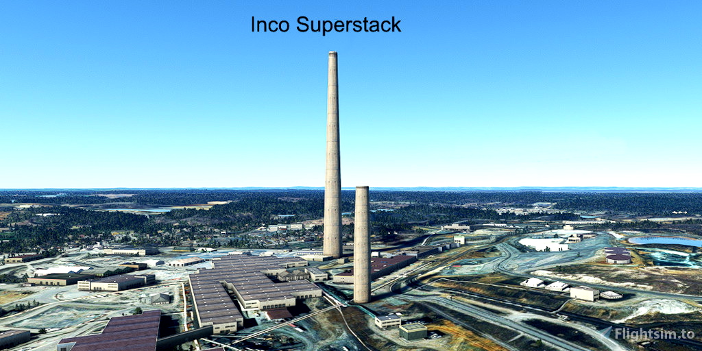 Short VFR - Canada - Big Nickel - Inco Superstack - Floats for Microsoft Flight Simulator | MSFS