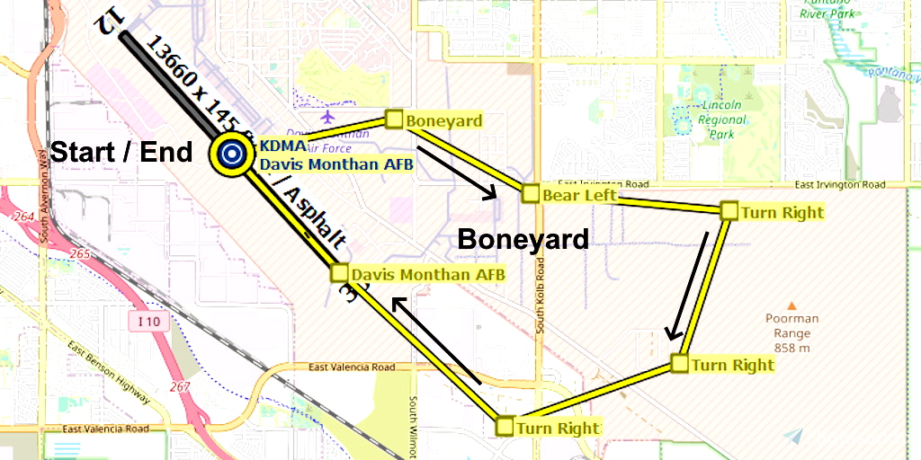 Ultralight Sightseeing - Arizona - Tucson - Air Force Boneyard for ...