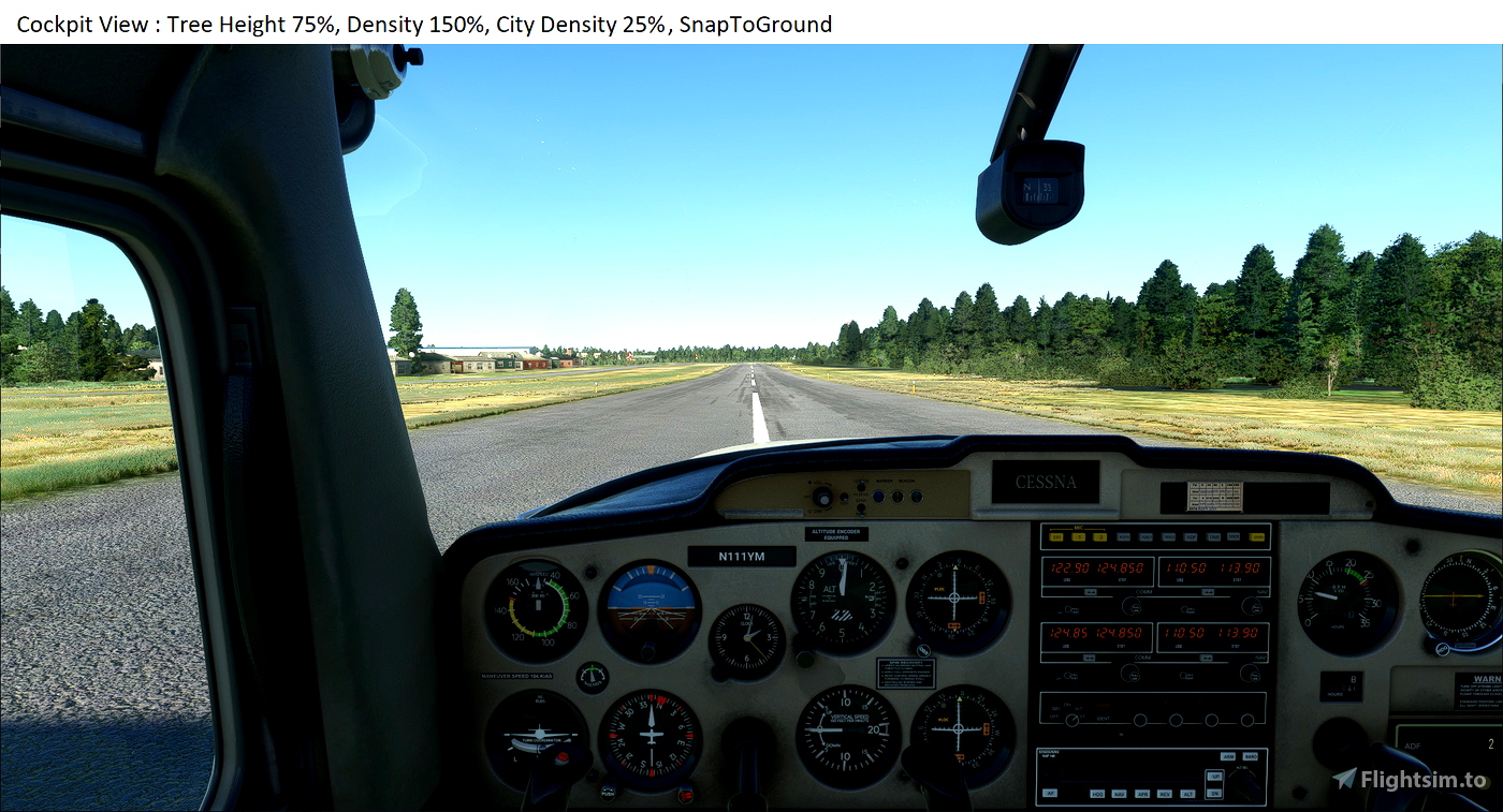 Shorter Trees and improved Density for Microsoft Flight Simulator | MSFS