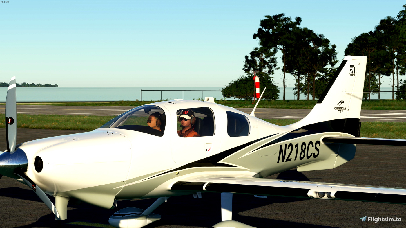 Sim Federation Cessna TTX Livery N218CS (Silver) voor Microsoft Flight ...