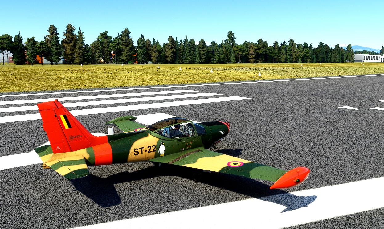 Sim Skunk Works SF-260 Belgian Air Force trainer for Microsoft Flight ...