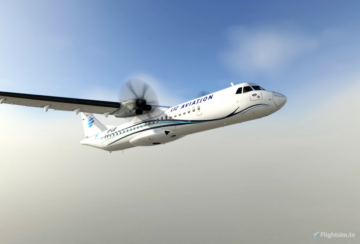 Startrailman Liz aviation ATR72 for Microsoft Flight Simulator | MSFS