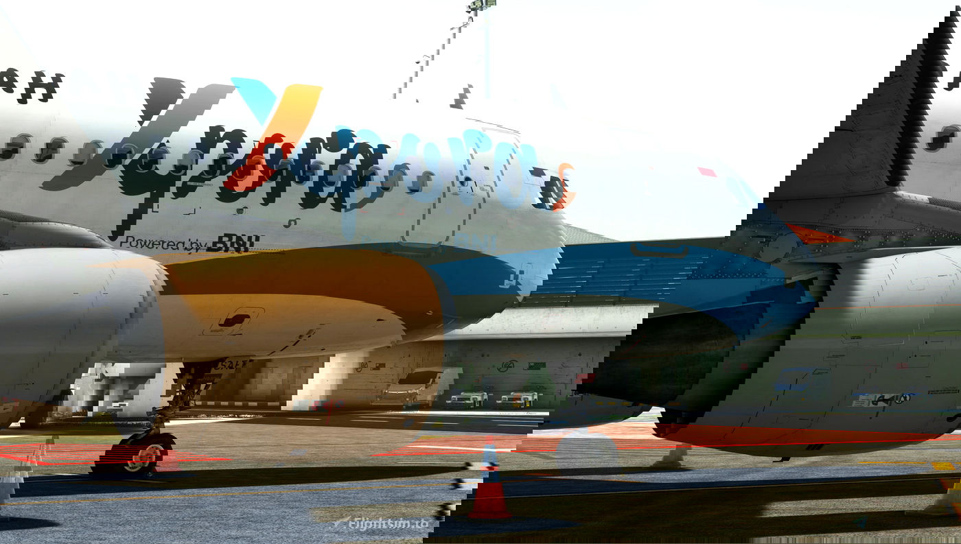 Super Air Jet ("Xpora by BNI" c/s) PK-SAE for Fenix Simulations A320 ...