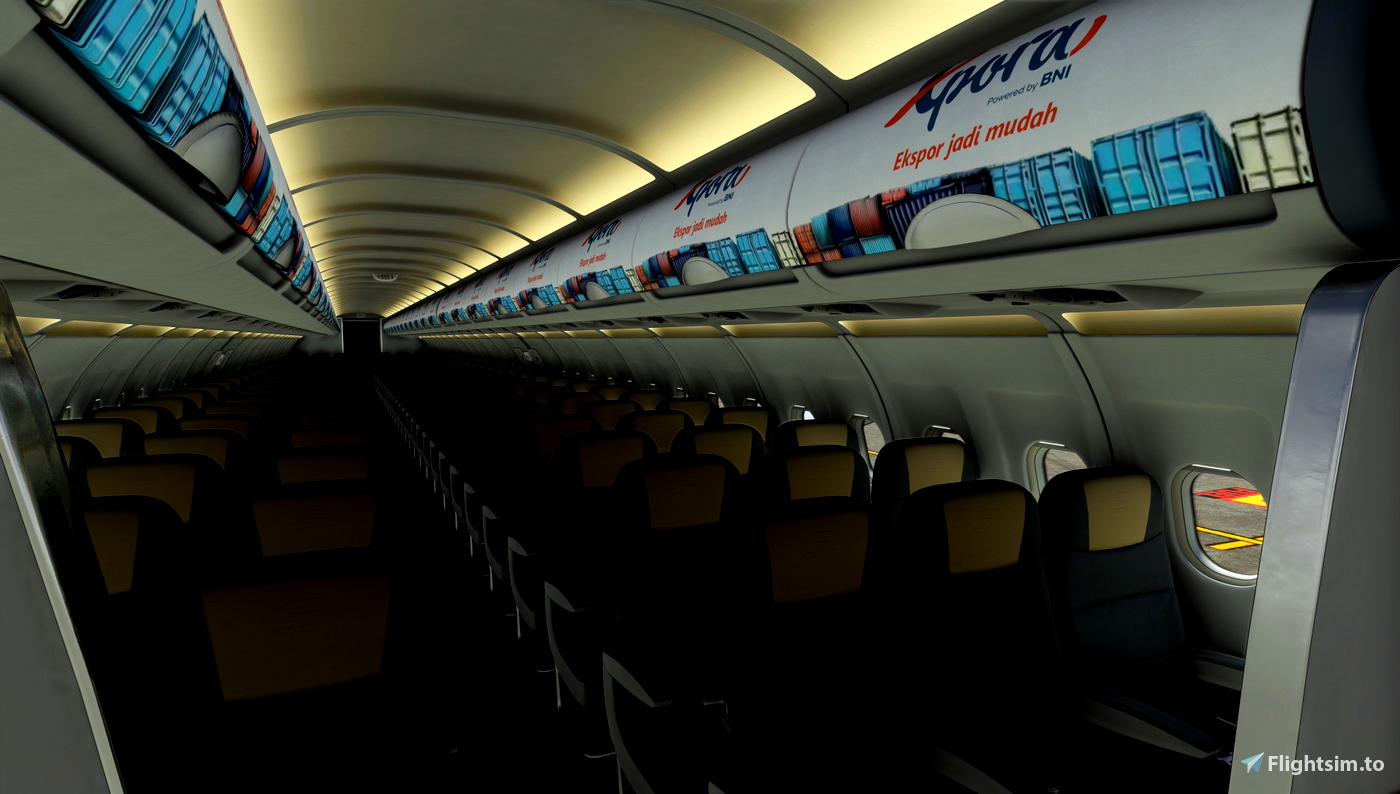 Super Air Jet ("Xpora by BNI" c/s) PK-SAE for Fenix Simulations A320 ...