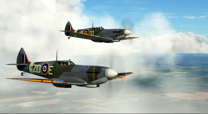 Supermarine Spitfire Mk.IXc MH415 ZD-E for Microsoft Flight Simulator ...