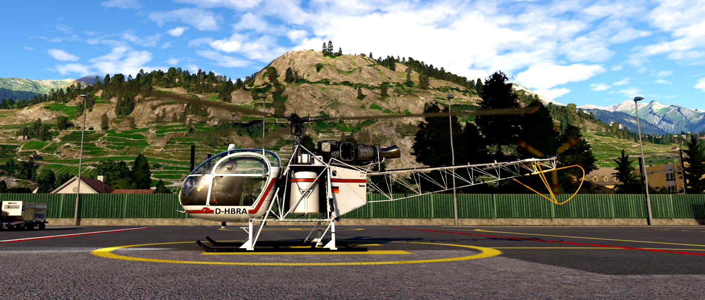 taog-lama-sa315 D-HBRA pour Microsoft Flight Simulator | MSFS