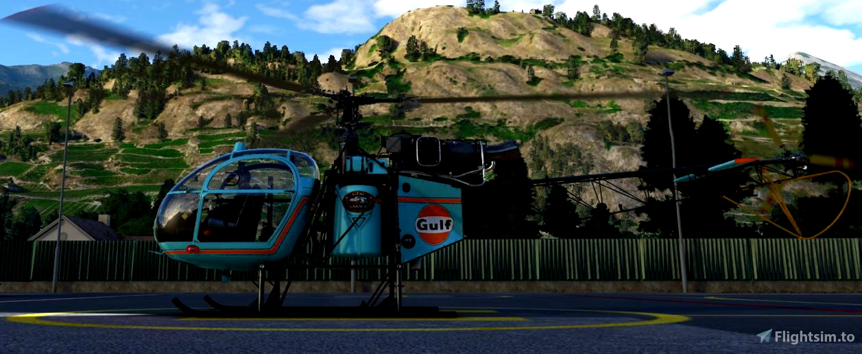 taog-lama-sa315b GULF 4 Liverys for Microsoft Flight Simulator | MSFS