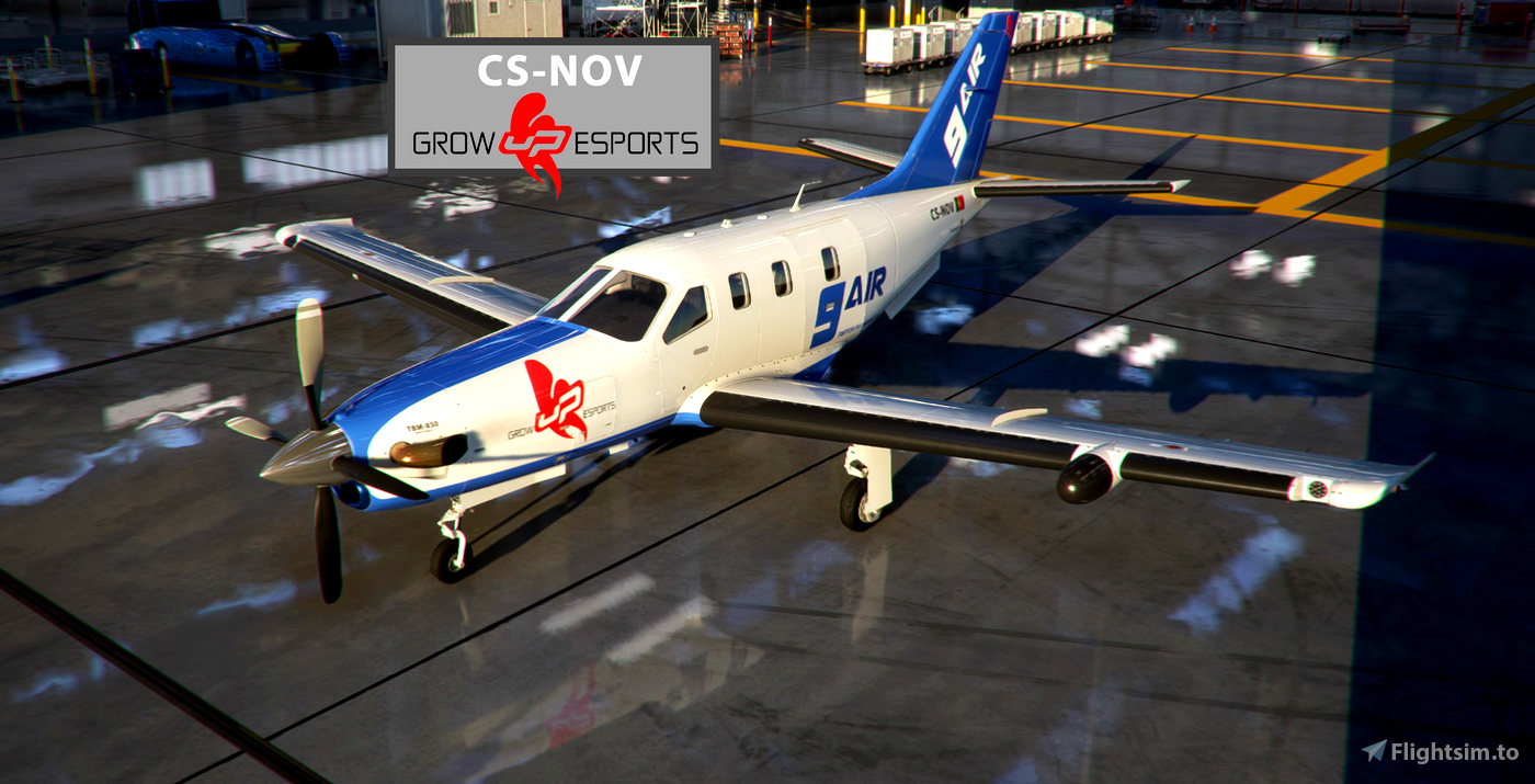 [TBM850] 9AIR - CS-NOV (FICTIONAL) 对于 Microsoft Flight Simulator | MSFS
