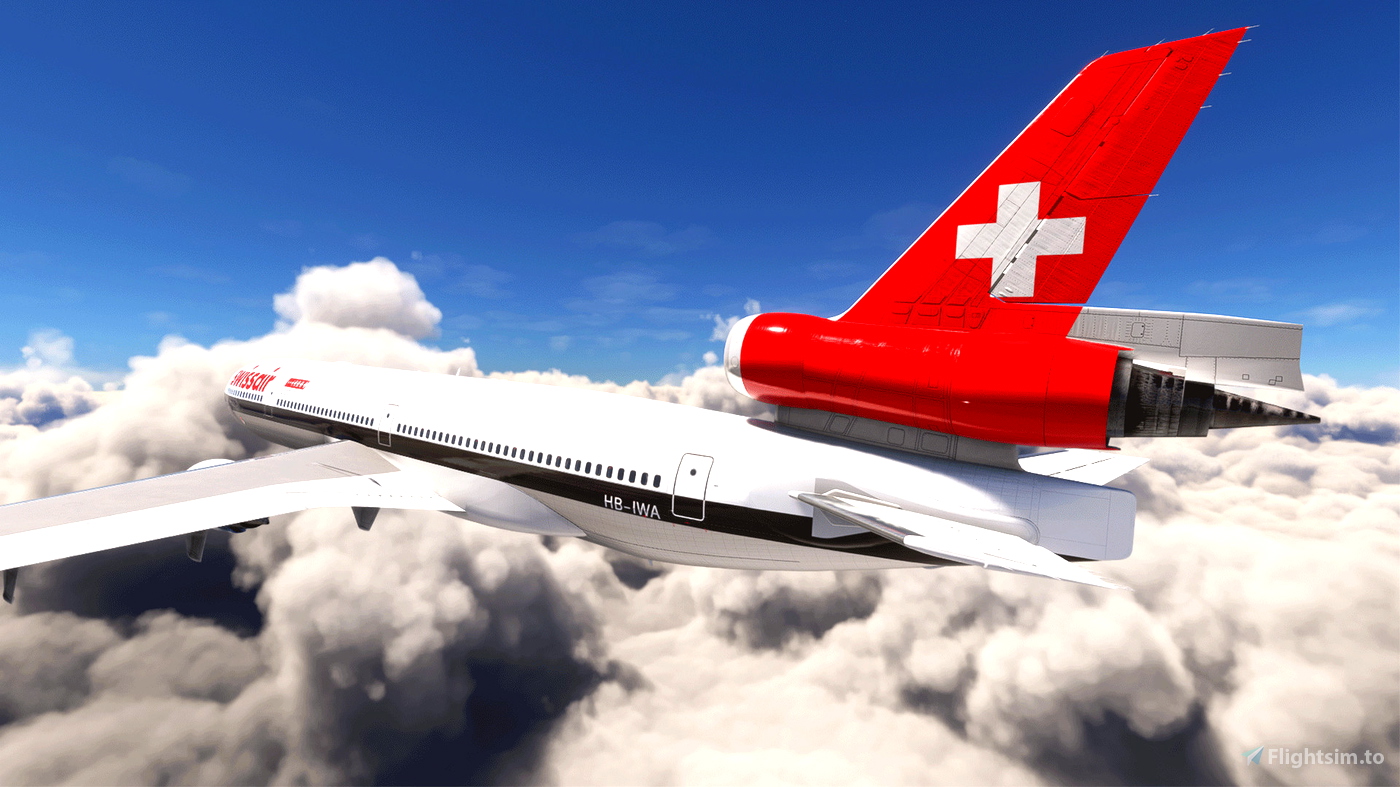 TFDi Design MD-11 /w cabin Swissair Fleet - Retro Design para Microsoft ...