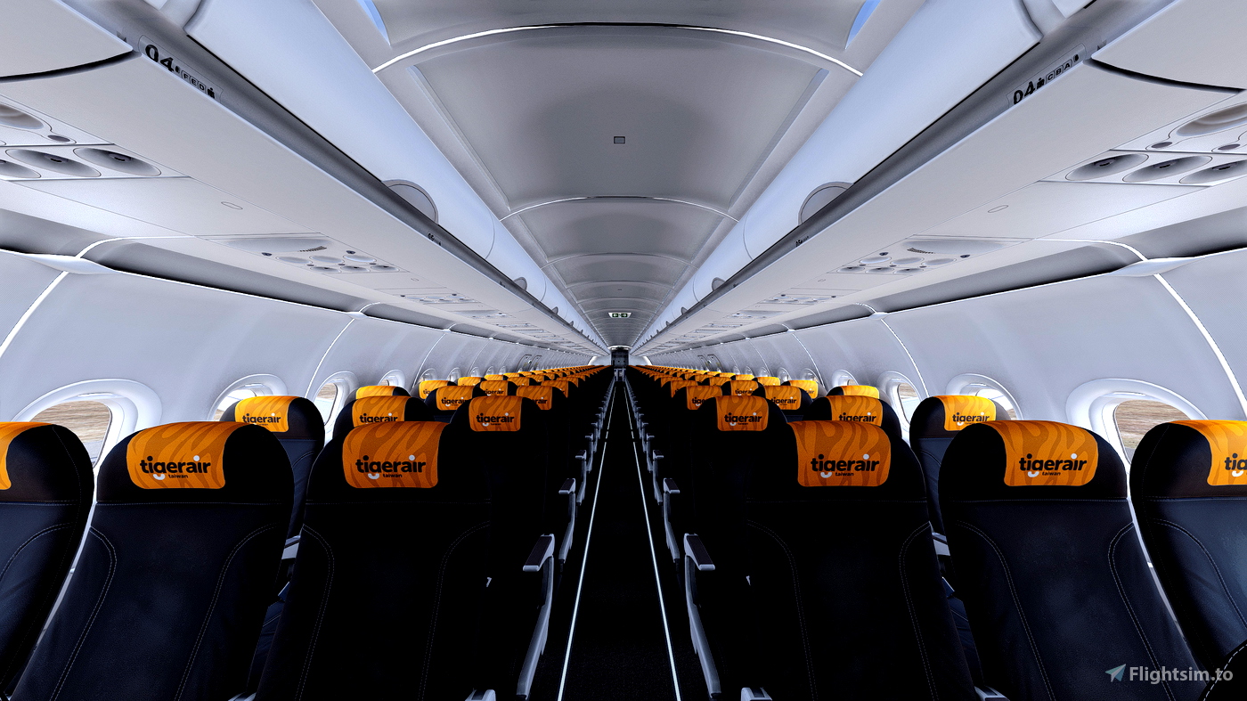 TigerAir Taiwan A320 B-50006 Livery For Fenix A320 B2 IAE pour ...